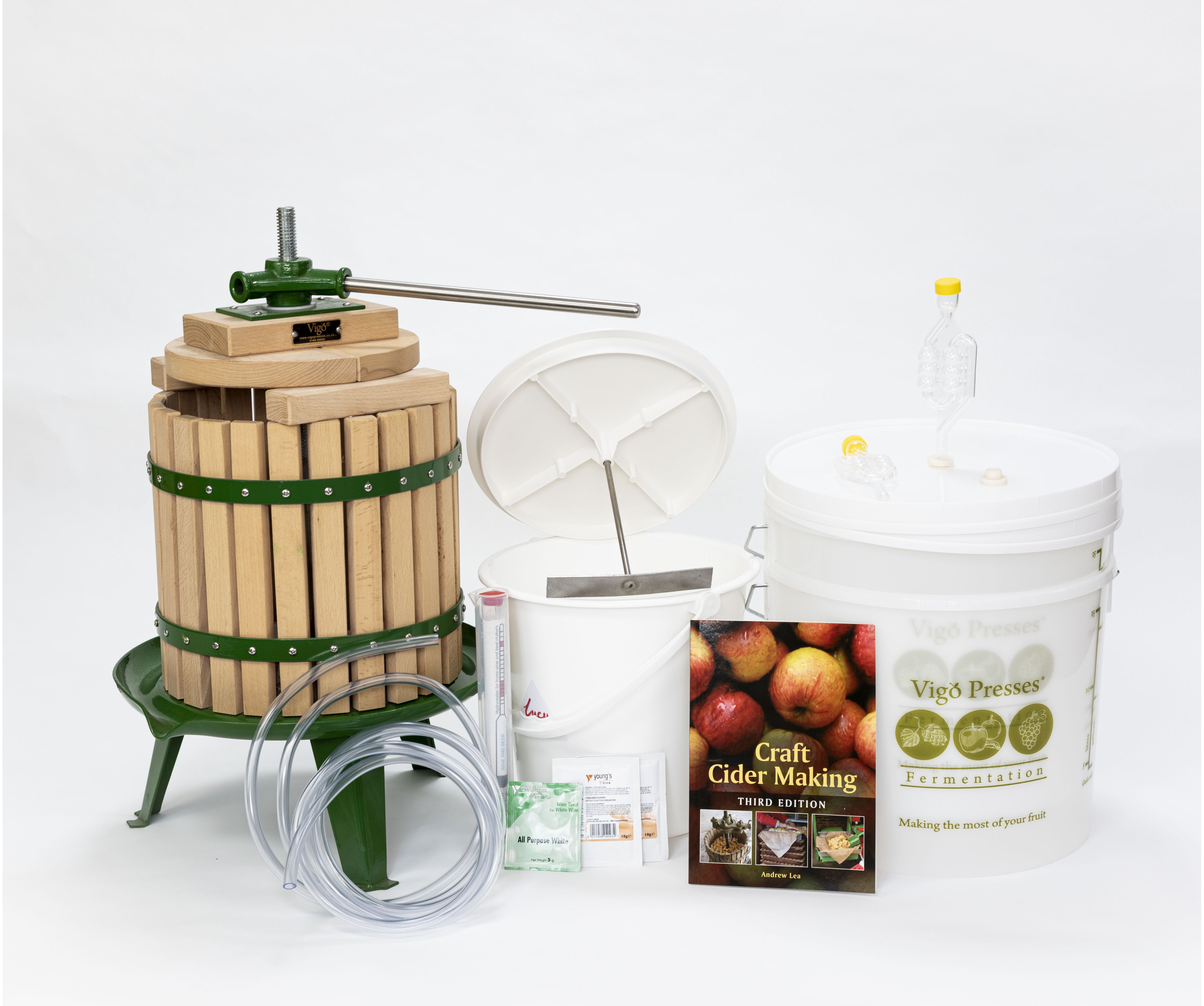 Cider Making Kit with 12 Litre Hobby Press – Brewco.uk