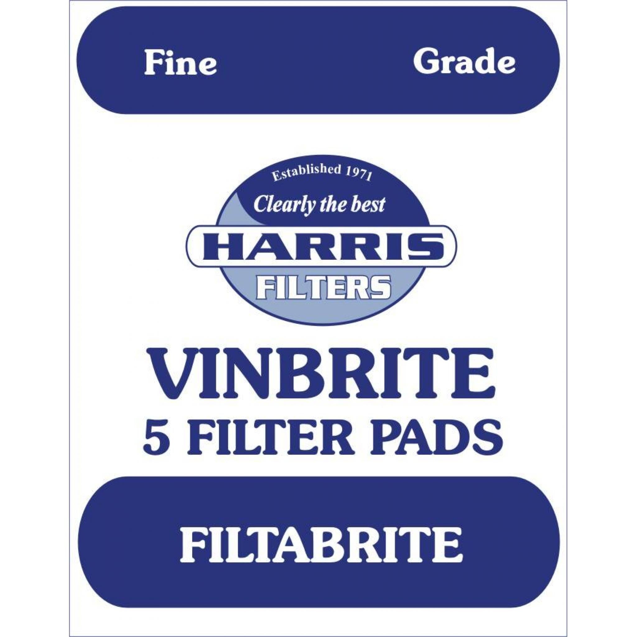 Harris Vinbrite Filtabrite Filter Pads | Brewco Home Brew Supplies ...